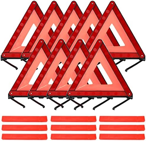 Amazon.com: YaeTek Warning Triangle Foldable Emergency Warning ...