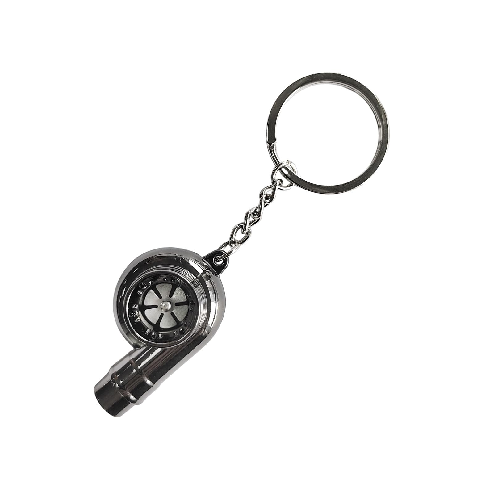 Amazon.com: Augeny Car Turbo Keychain, Creative Charming Polished ...