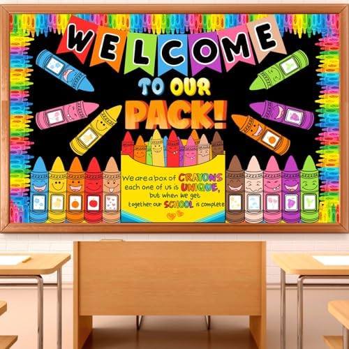 Amazon.com: Welcome to Our Pack Bulletin Board Decorations Back to ...