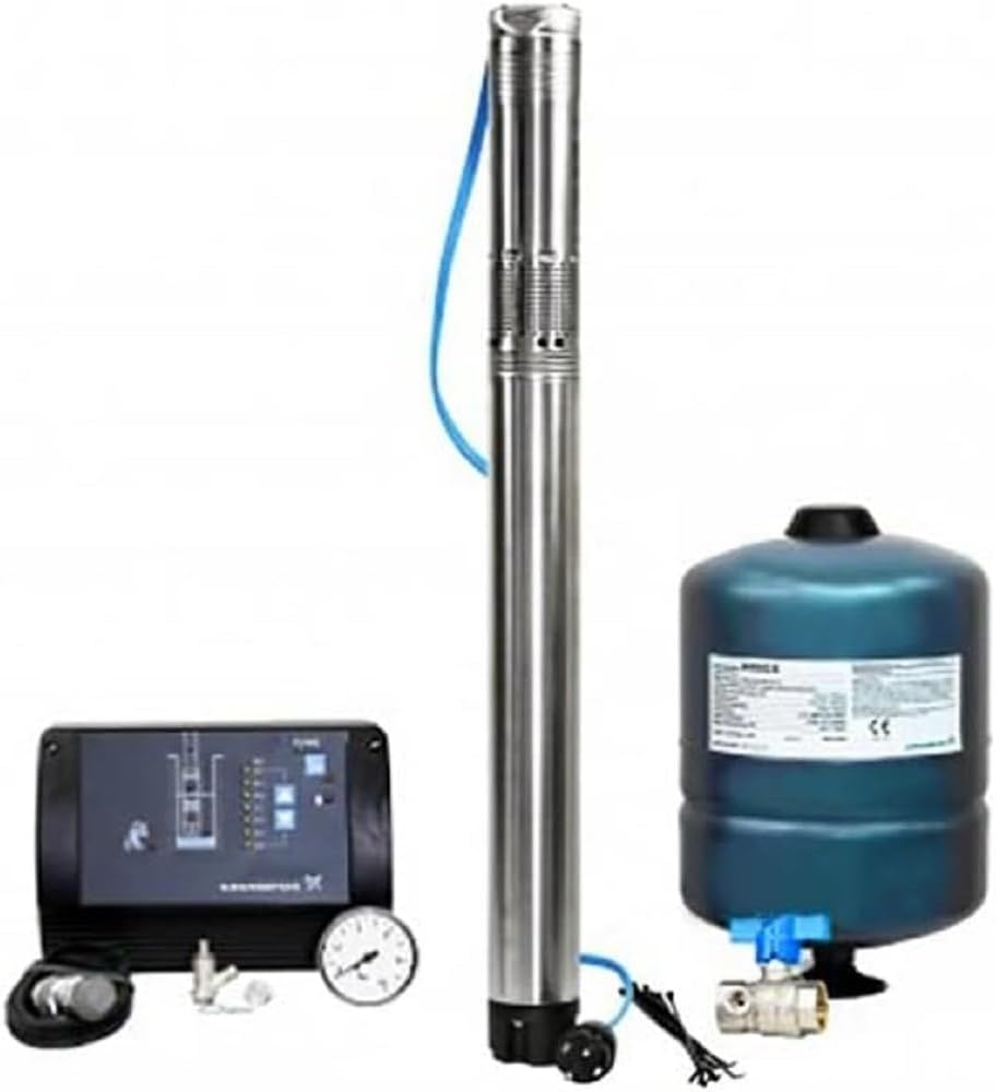 Grundfos Paket SQE – Paket mit Tauchpumpe sqe3 – 65 : Amazon.de: Baumarkt