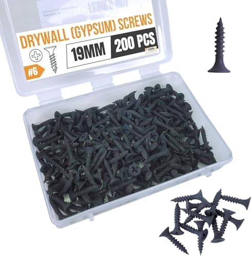 Rishabh Hardware - Drywall/Gypsum Screws [19mm (0.75 inch) | 200 pcs ...