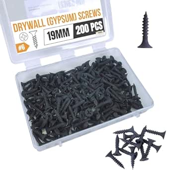 Rishabh Hardware - Drywall/Gypsum Screws [19mm (0.75 inch) | 200 pcs ...
