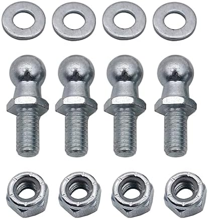 Amazon.com: GSKMOTOR 4 Pair 13mm Ball Studs with Hardware Lock Nuts Washers 5/16-18 Thread x 5/8 ...