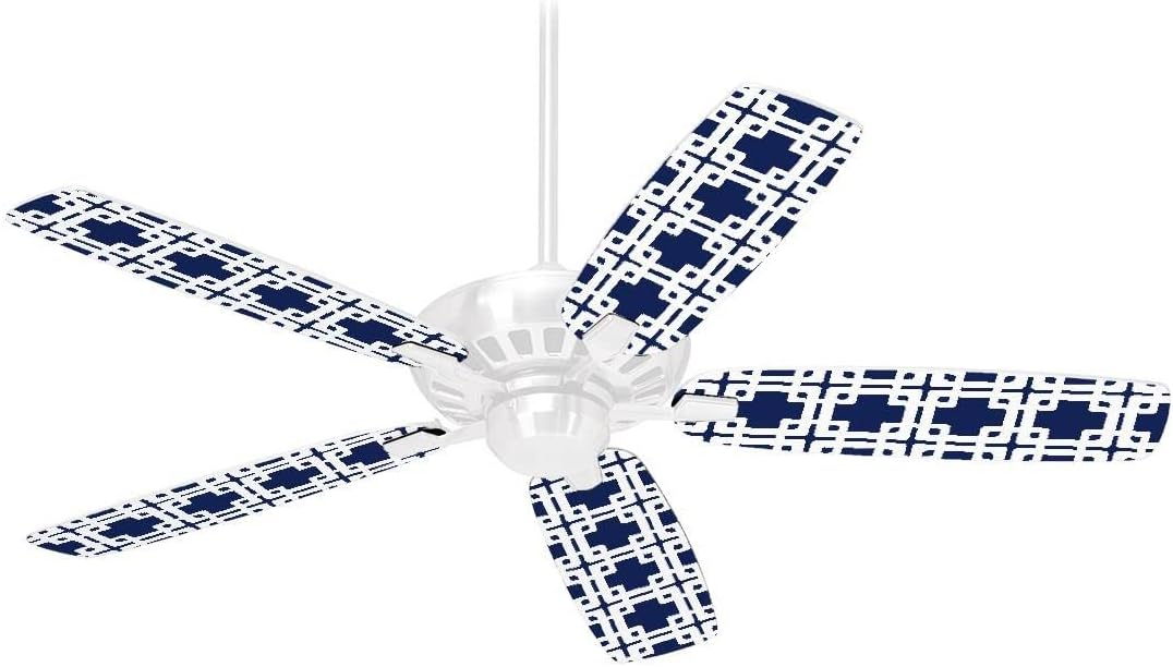 Boxed Navy Blue - Ceiling Fan Skin Kit fits most 42 inch fans (FAN and ...