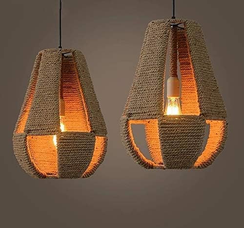 Buy PRIYA LIGHT Bamboo Elegance: Cardio Lights 60 Watts Hanging Light ...
