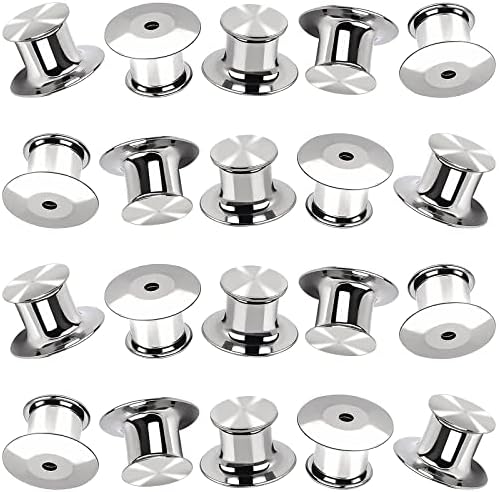 Amazon.com: 20Pcs Metal Pin Backs Locking, Locking Pin Backs with ...