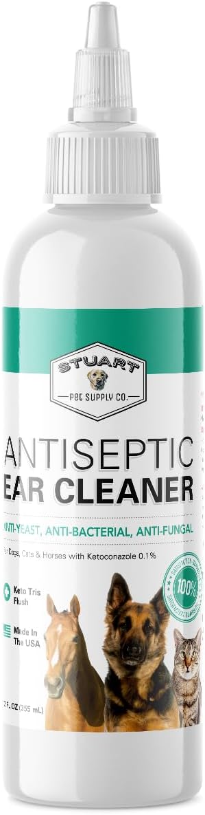 Amazon.com : Smiling Paws Pets Medicated Tris Flush Dog Ear Cleaner ...
