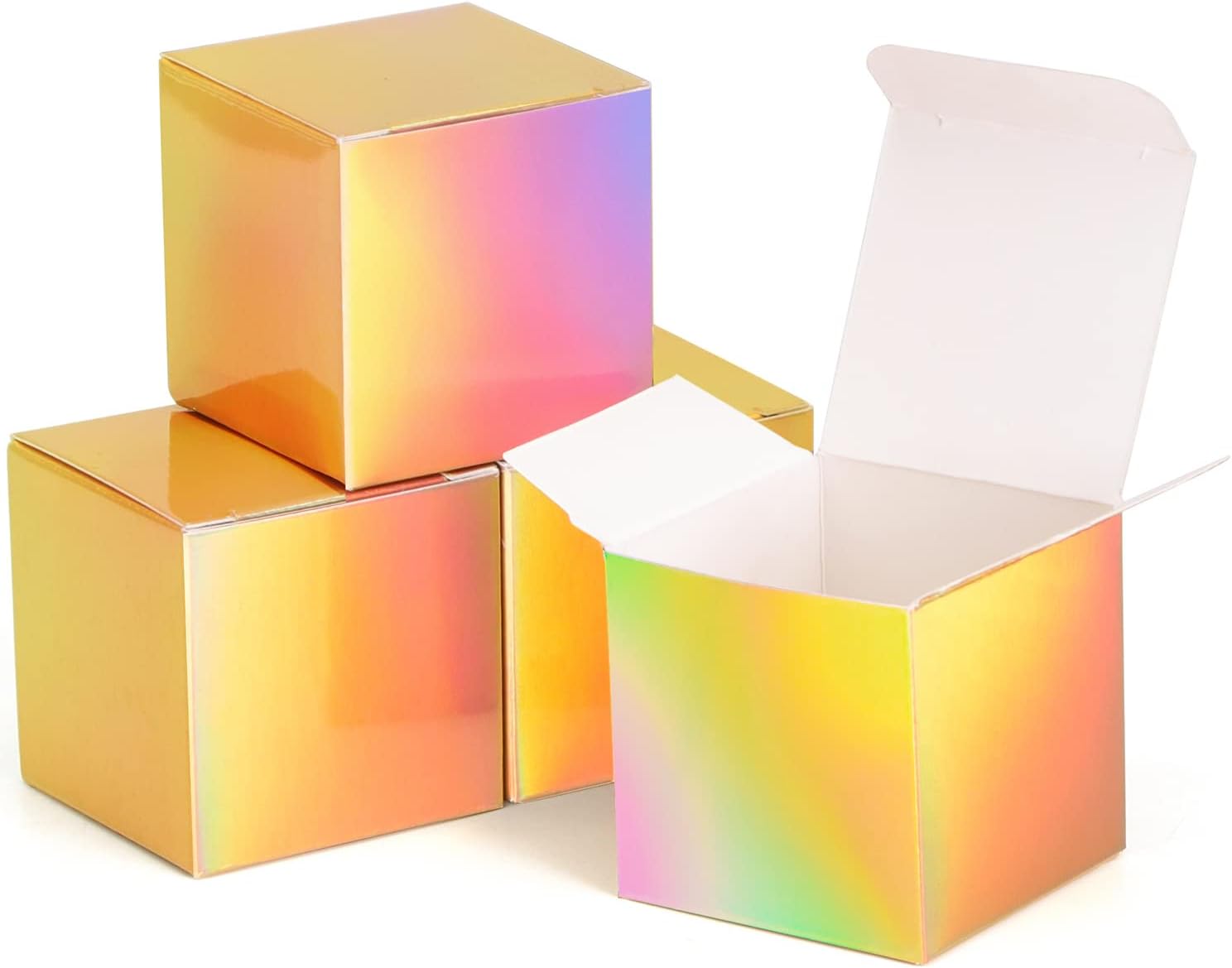 Amazon.com: SZYCHEN 50pcs 2x2x2in gift boxes, paper square favor boxes ...