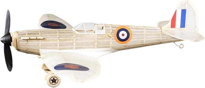 Amazon.com: Spitfire Complete Vintage Model Rubber-Powered balsa Wood ...