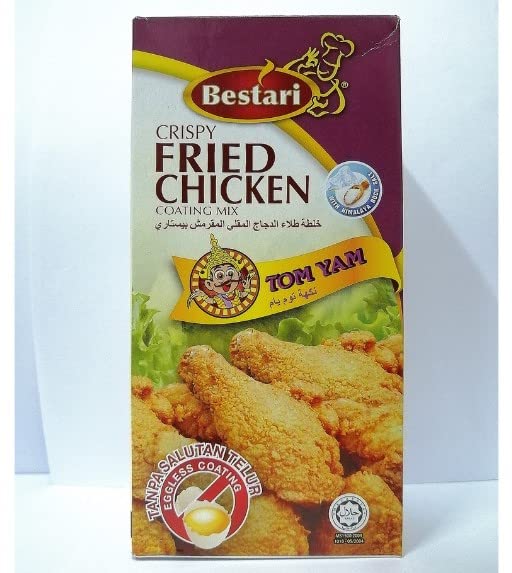 Amazon.com : Bestari Tom Yam Crispy Fried Chicken Coating Mix 150g ...