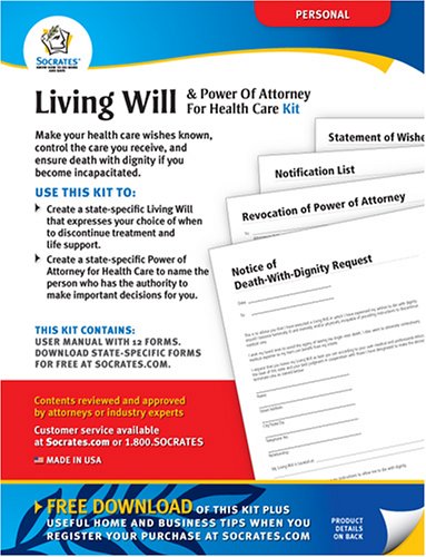 Living Will & Power of Attorney for Health Care Kit: Socrates Media ...
