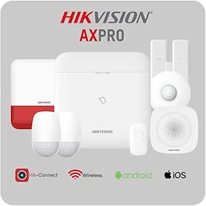 Hikvision AX Pro Wireless Security Alarm System Kit, 433MHz: Buy Online ...