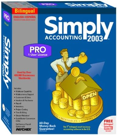 Amazon.com: Simply Accounting 2003 Pro (Bilingual)
