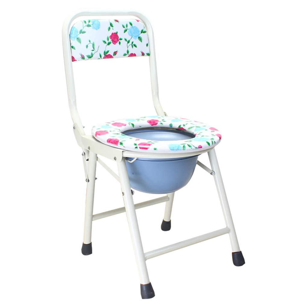 Buy Portable Toilet, Folding Commode Chair, Steel Bedside Commode, Easy ...