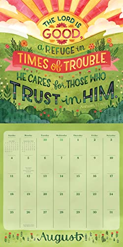 Snapklik.com : The Illustrated Bible Verses Wall Calendar 2024 ...