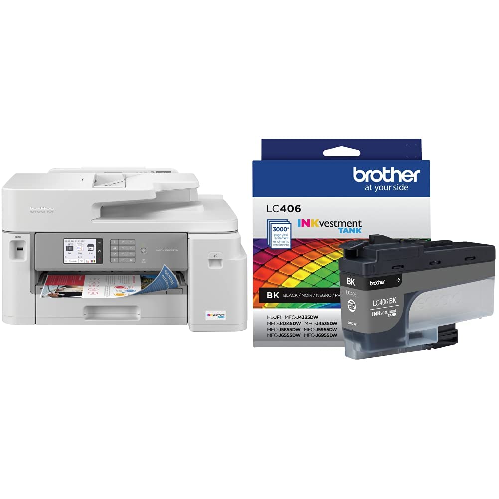 Brother MFC-J5855DW INKvestment Tank Colour Inkjet All-in-One Printer ...