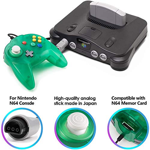 Snapklik.com : Miadore 2 Pack Classic N64 Controller, Wired N64 Retro ...