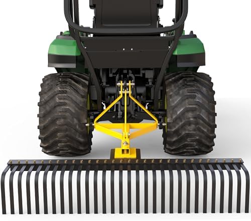 Amazon.com : AUTOSAVER88 3 Point Rake for Tractor, Landscape Rake with ...