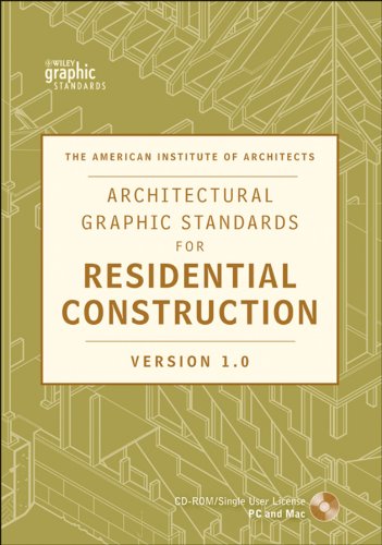 Architectural Graphic Standards for Residential Construction 1.0 CD-ROM ...