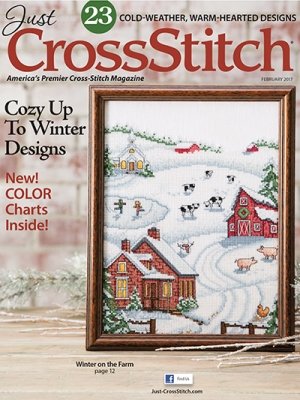 Just Cross Stitch Magazine January/February 2017 - Inspiring Wintry ...