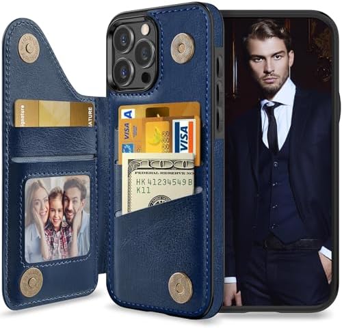 Amazon.com: LOHASIC Wallet Case for iPhone 15 Pro Max, 5 Card Holder ...