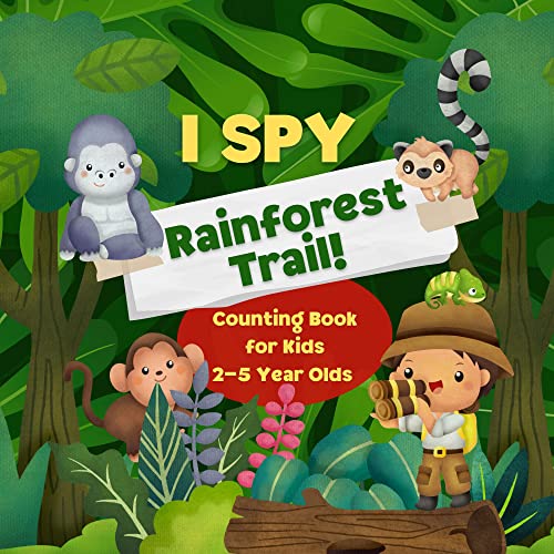 I Spy Rainforest Trail! 21 Exciting Rainforest Themed Counting Puzzles ...
