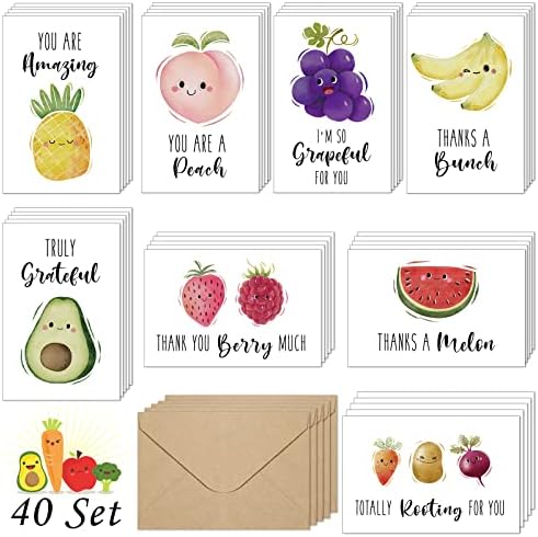 Amazon.com : Fulmoon 200 Pack Funny Thank You Cards with Envelopes and ...