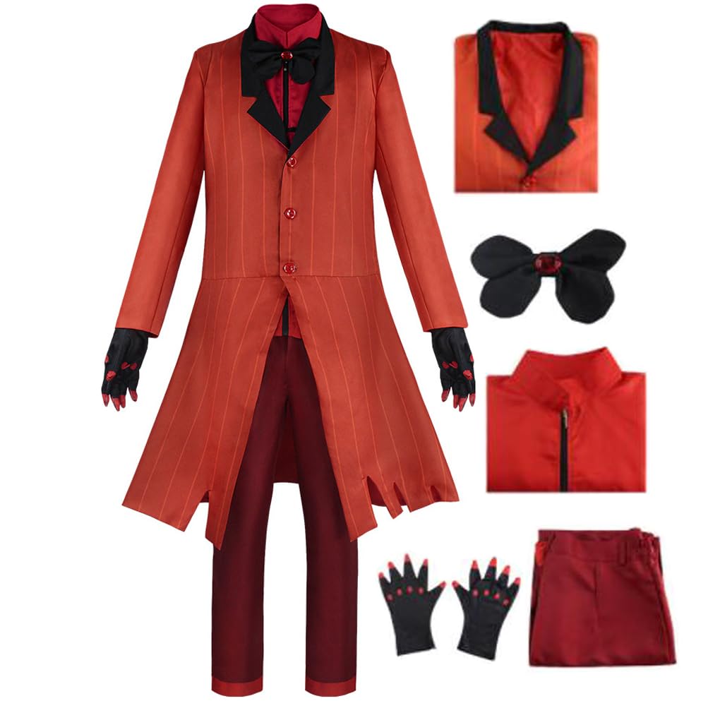 Amazon.com: UOKECN Alastor Cosplay Alastor Cosplay Costume Outfit Suit ...
