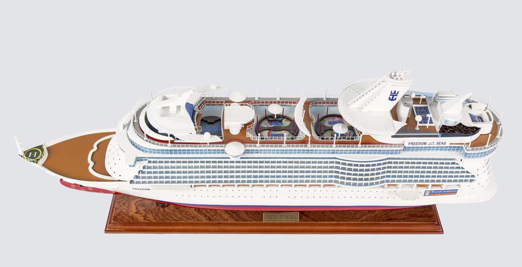 Buy Seacraft Gallery Freedom of The Seas Cruise Ship Model 31.5"- Fully ...