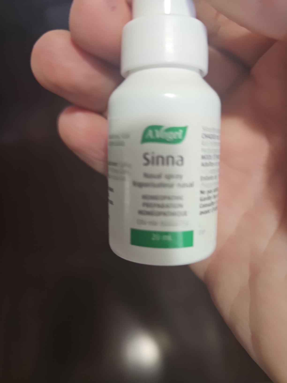 A.Vogel Sinna Nasal Spray | Acute and Chronic Sinusitis Relief | Sinus ...