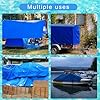 Amazon.com : 12Ft Square Swimming Pool Ground Cloth, Waterproof Heavy ...