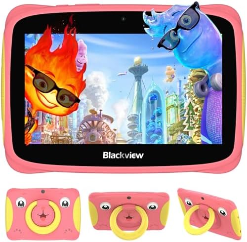 Blackview Kids Tablets Tab3Kids 7 inch Toddler Tablet Android 13, 4GB ...