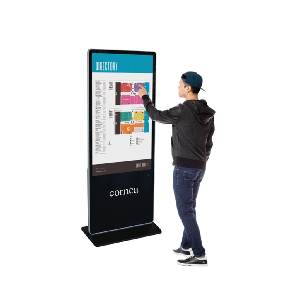 Cornea Digital Standee 55 Inch Touch Screen Kiosk - Floor Stand Digital ...