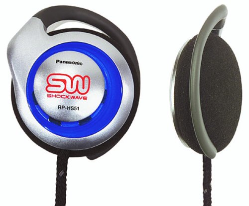 Panasonic Shockwave® Clip-on Headphones (RPHS51) : Amazon.in: Electronics