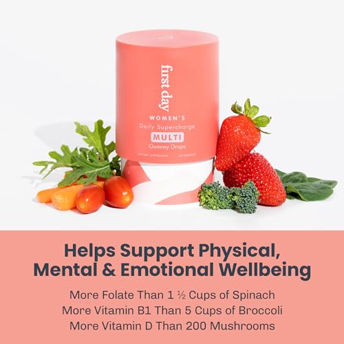 Snapklik.com : FIRST DAY Womens Daily Supercharge Multivitamin Gummies ...