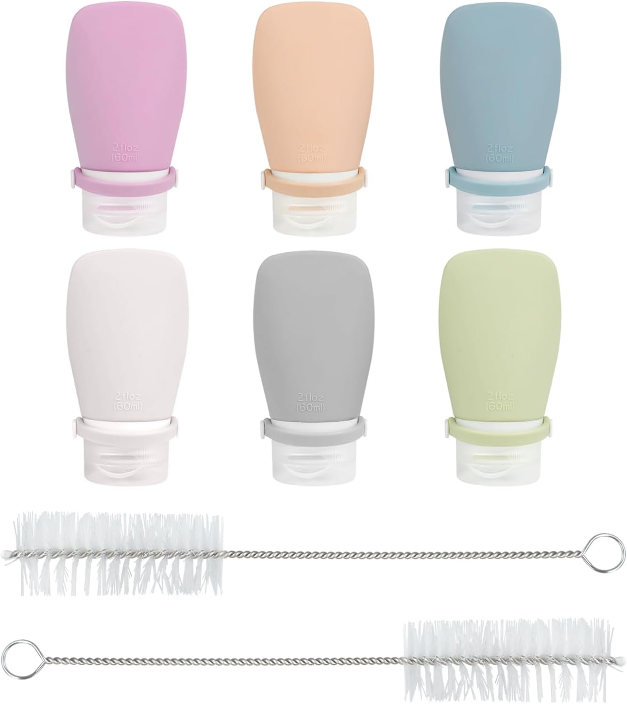 Amazon.com: TACYKIBD 6Pcs Salad Dressing Container to Go, Mini Squeeze ...