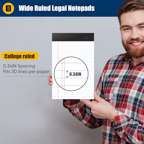 Snapklik.com : Vanhench 6-Pack Note Pads Legal Pads, Small NotePads ...