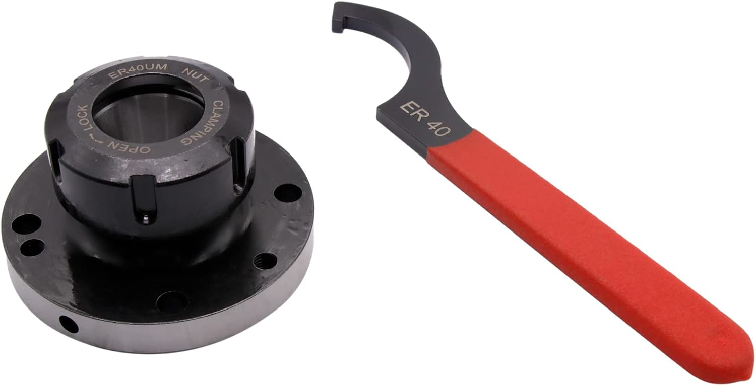 Amazon.com: SixBuys ER-40 Collet Chuck 100mm Diameter, 0.005 Accuracy 0 ...