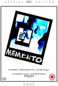 Memento (Special Edition) [DVD]: Amazon.co.uk: Guy Pearce, Carrie-Anne Moss, Joe Pantoliano ...