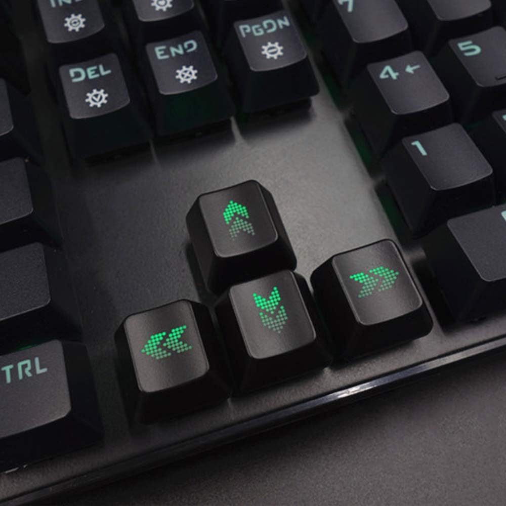 Amazon.com: HFSECURITY 4pcs R1 OEM Profile Backlight Keycaps for Cherry ...