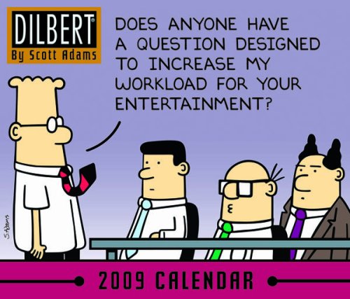 Official Dilbert Desk Block Calendar 2009 : Amazon.in: Books