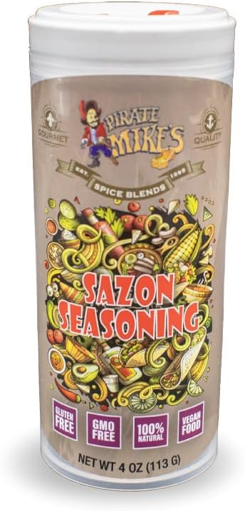 Amazon.com : Pirate Mike's - Sazon Seasoning - 4 oz. (113 g.) : Grocery ...
