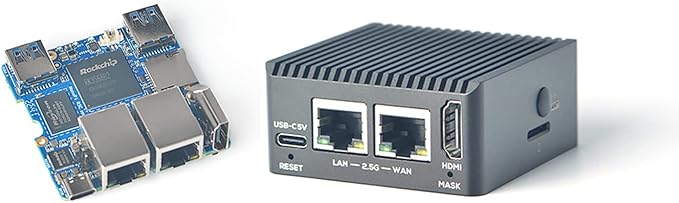 Amazon.com: NanoPi R5C Mini Router Openwrt, Rockchip RK3568 Single ...