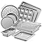 Amazon.com: HONGBAKE Bakeware Sets, Baking Pans Set, Nonstick Oven Pan ...