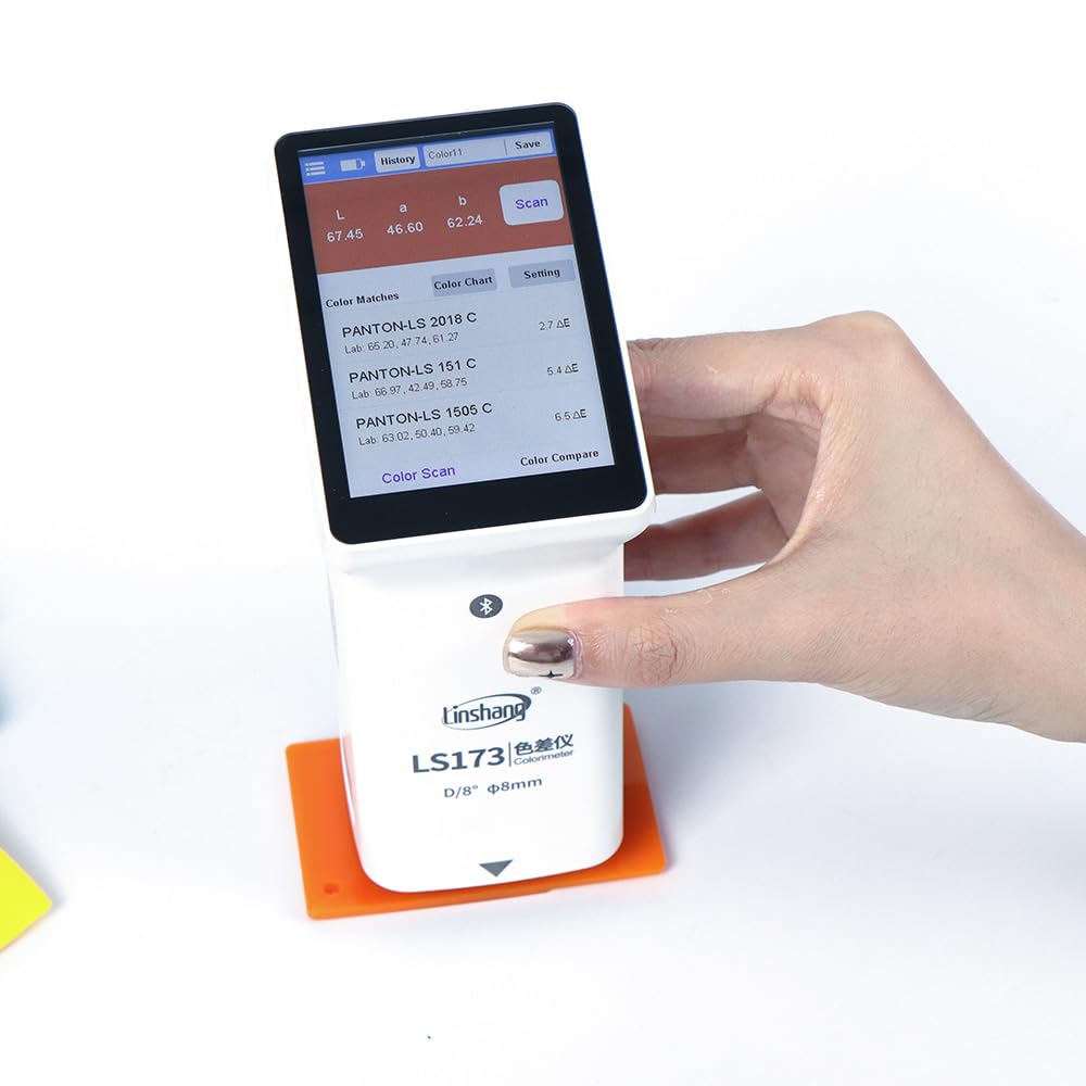 Amazon.com: Handheld Colorimeter with Touch Screen- Precise Portable ...