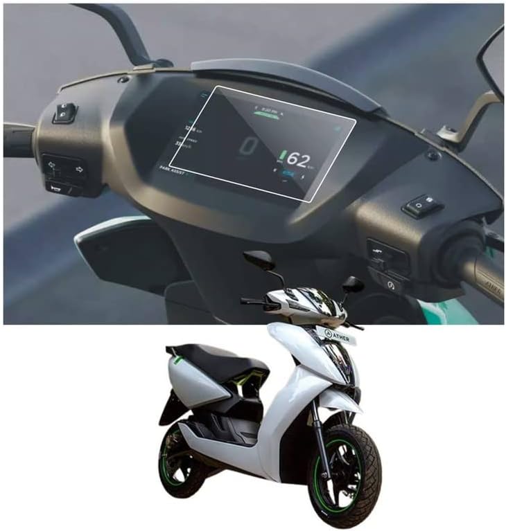A.K.S.G. Screen Guard Compatible With Ather 450X EV 7 Inch Infotainment ...