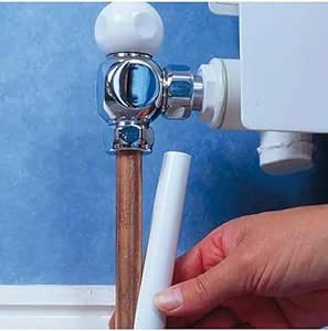 16x Radiator Pipe Cover White Radiator Guard Sleeves Central Heating ...