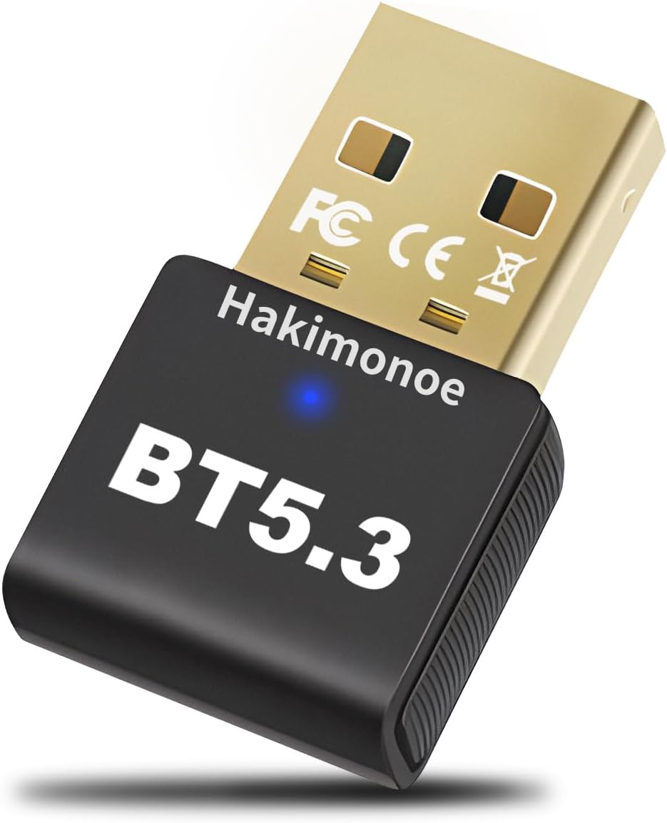 Latest Bluetooth 5.3 Adapter for PC Desktop, 20 M Wireless Transmitter ...
