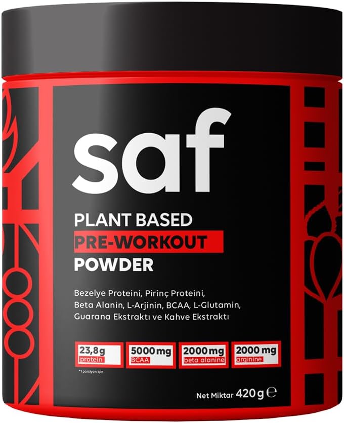 Saf Nutrition Pre-Workout Mix (420 Gr.) : Amazon.com.tr: Sağlık ve Bakım