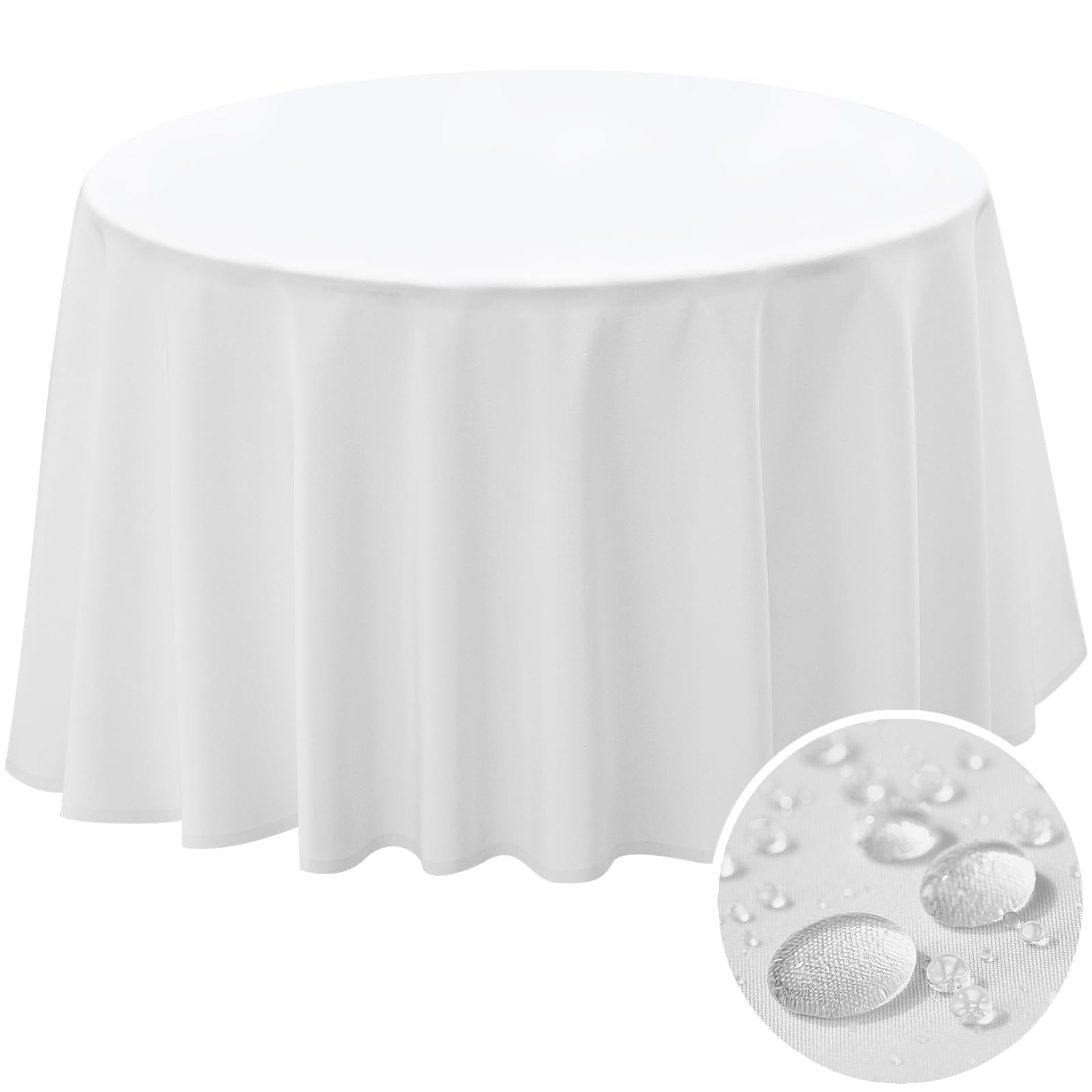 Amazon.com: BYDOLL Table Cloth 48 Inch Round Tablecloth Fits Max38 Inch ...